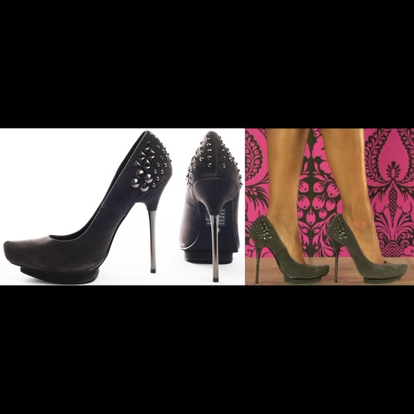 Bakers | Shoes | New Bakers Suede Studded Embellished Flip Toe Metal ...